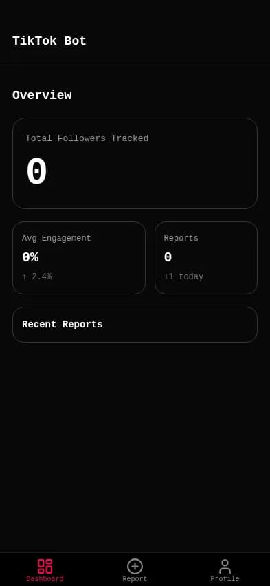 TikTok Report Bot