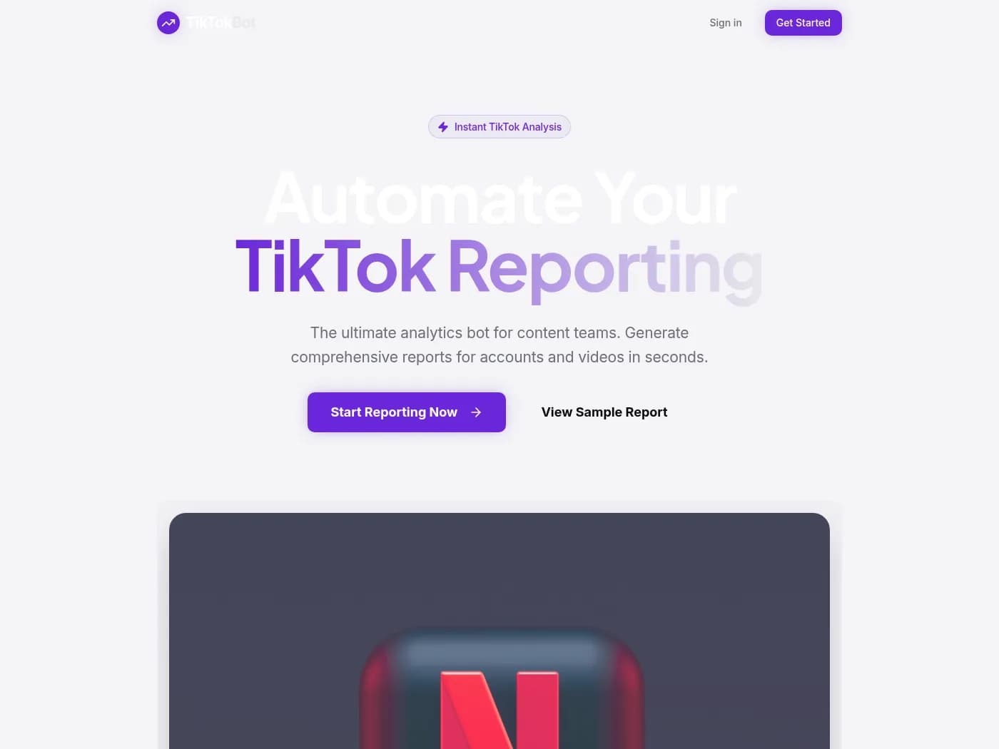TikTok Report Bot