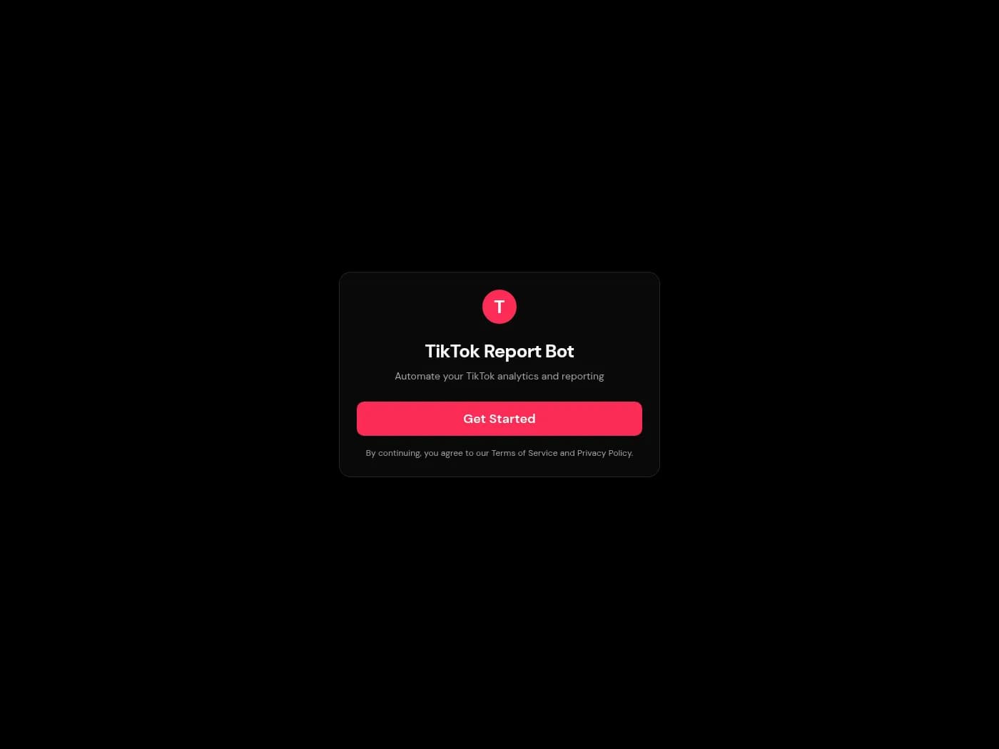 TikTok Report Bot