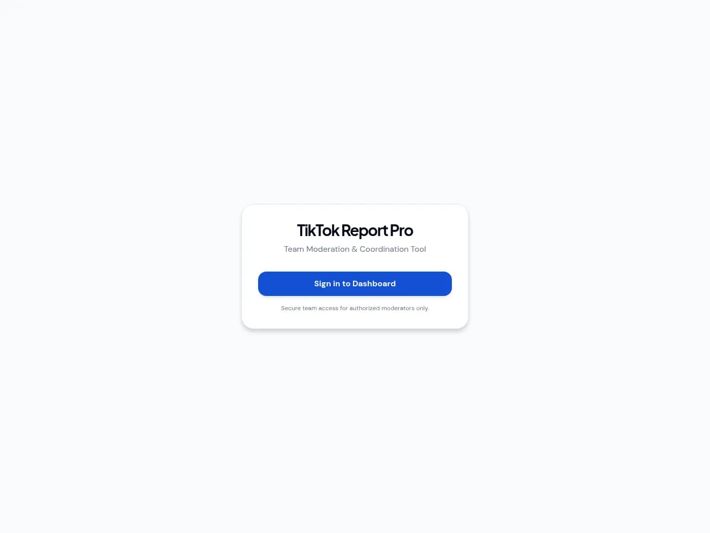TikTok Report Pro