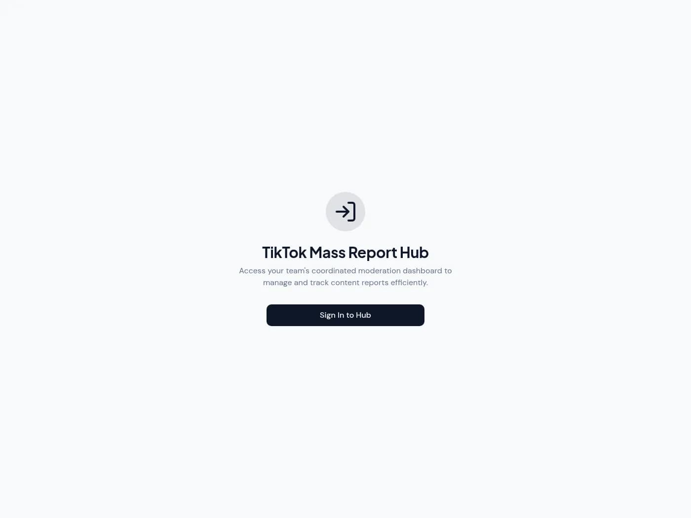 TikTok Mass Report Hub