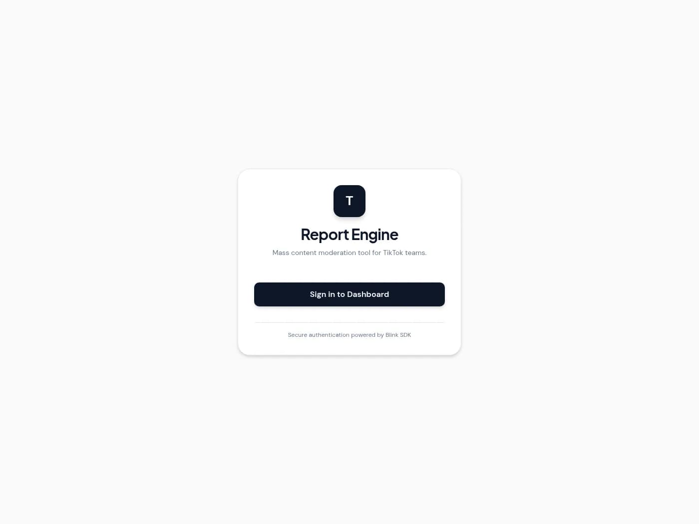 TikTok Report Engine