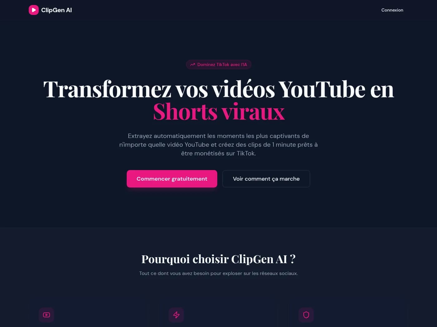 TikTok Shorts Generator