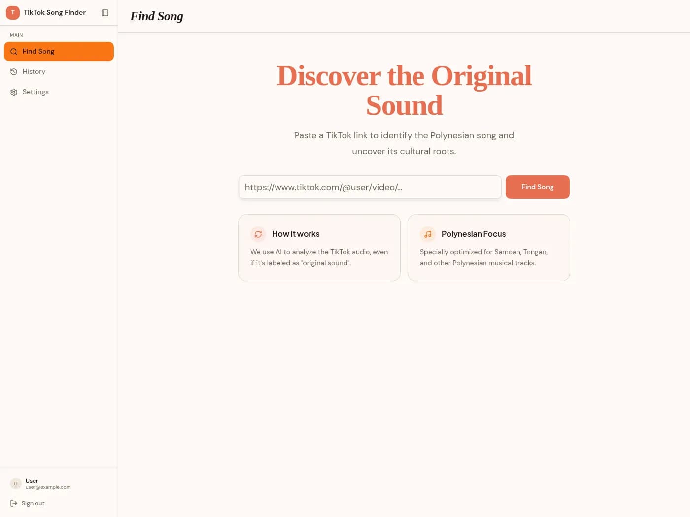 TikTok Song Finder