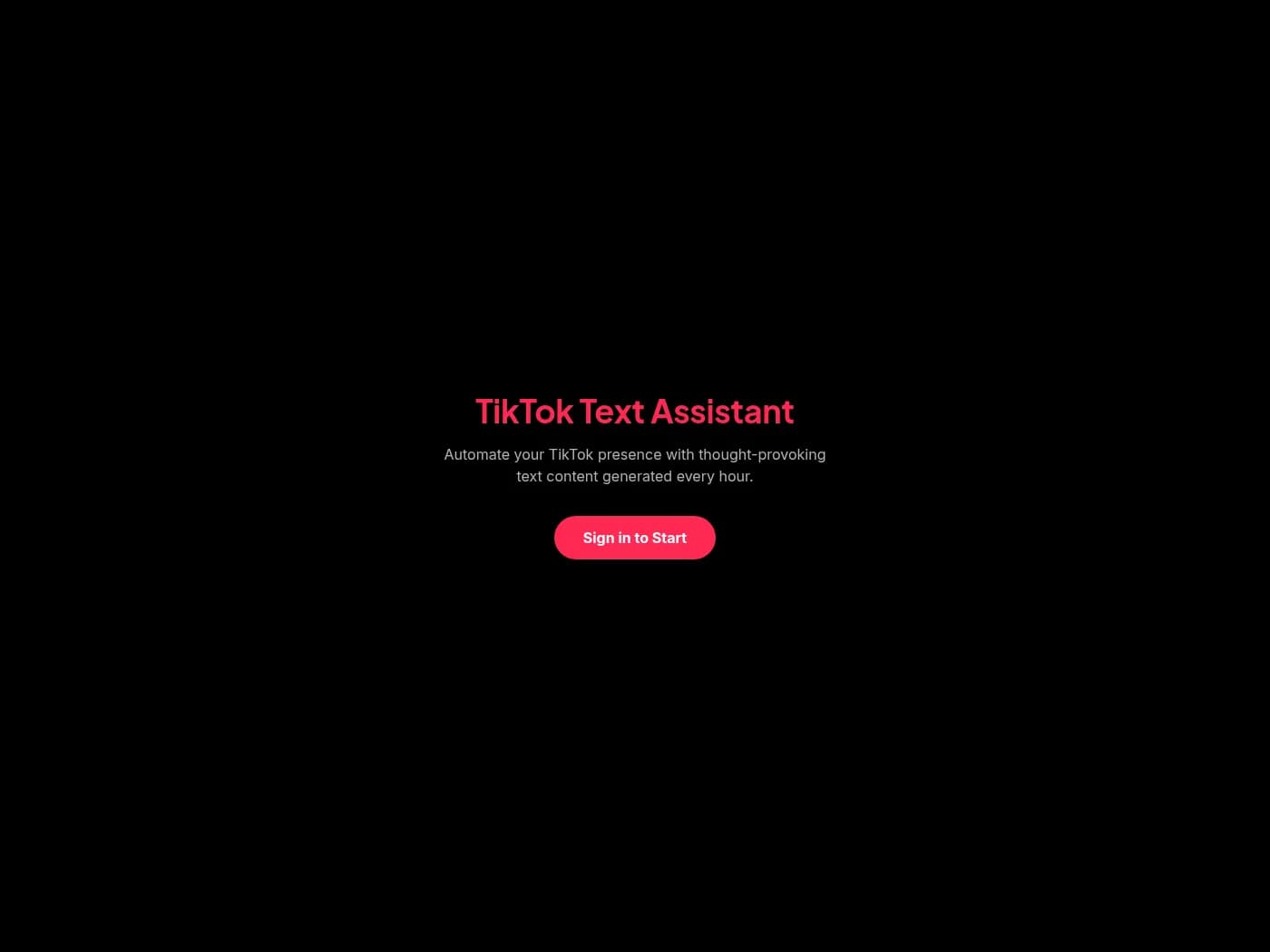 TikTok Text Assistant