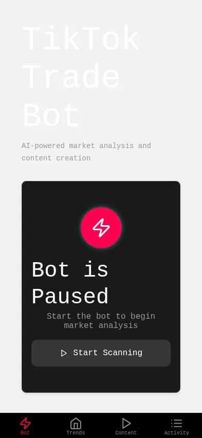 TikTok Trading Bot