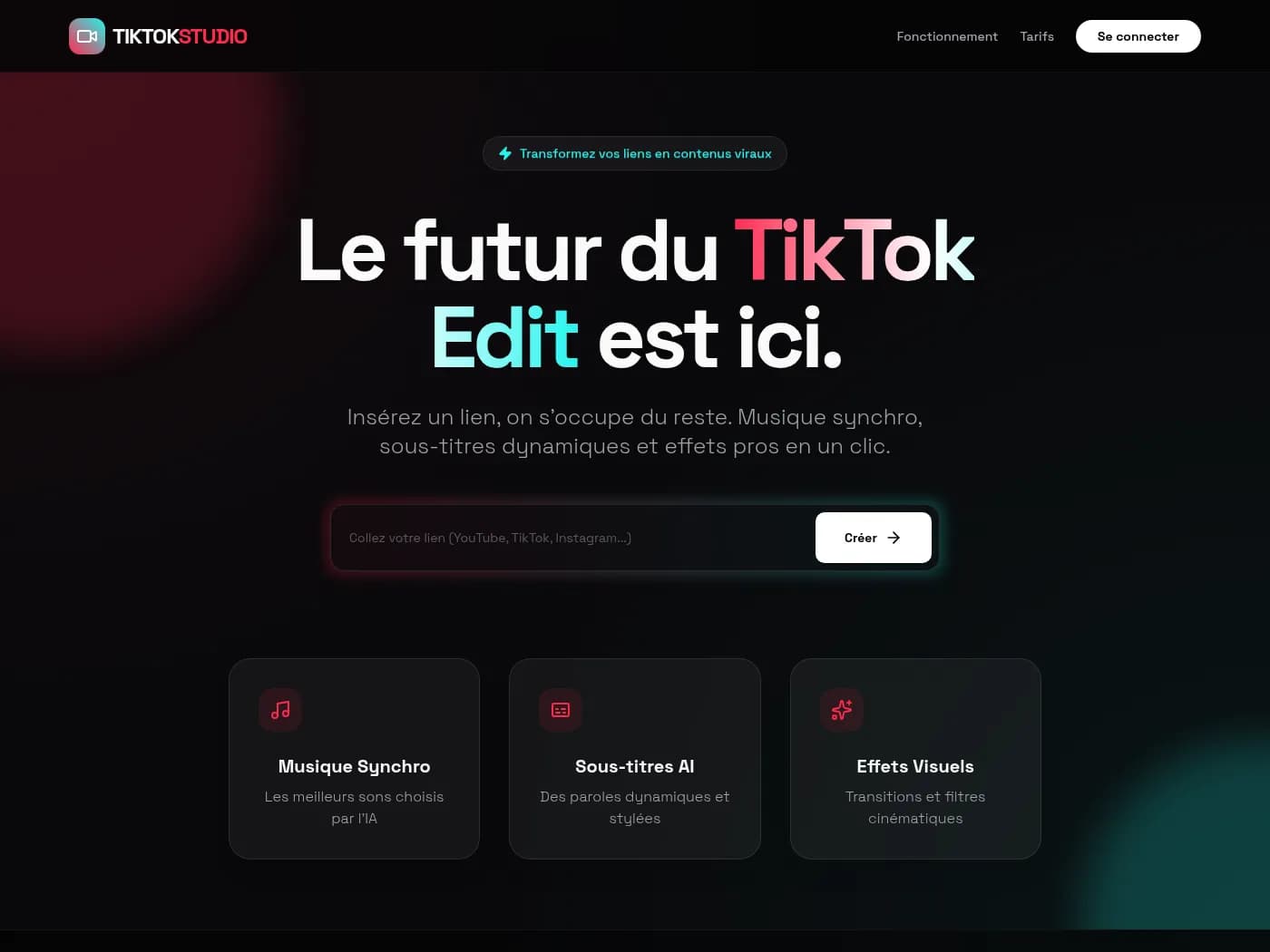 TikTok Link Video Editor