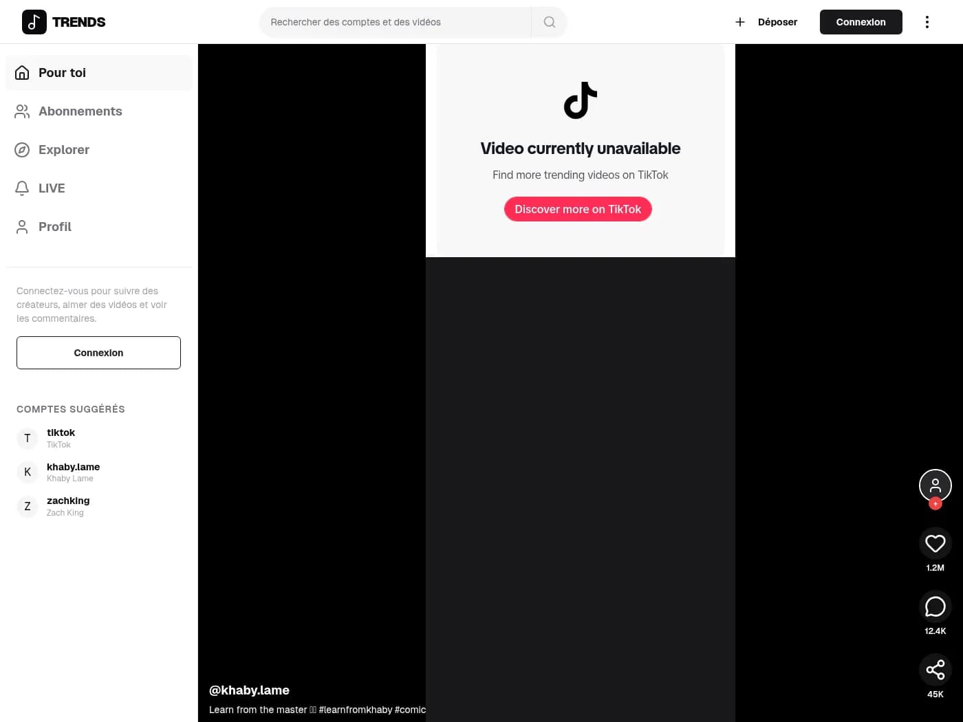 TikTok Trends Explorer