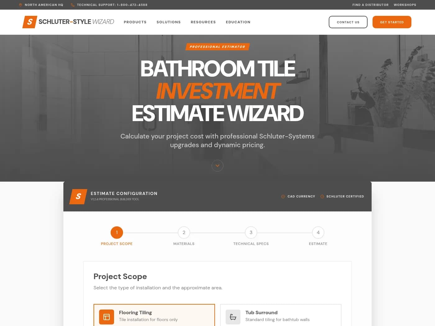 Tile Estimate Wizard