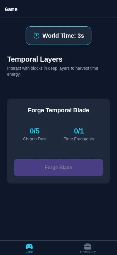 Temporal Craft Block