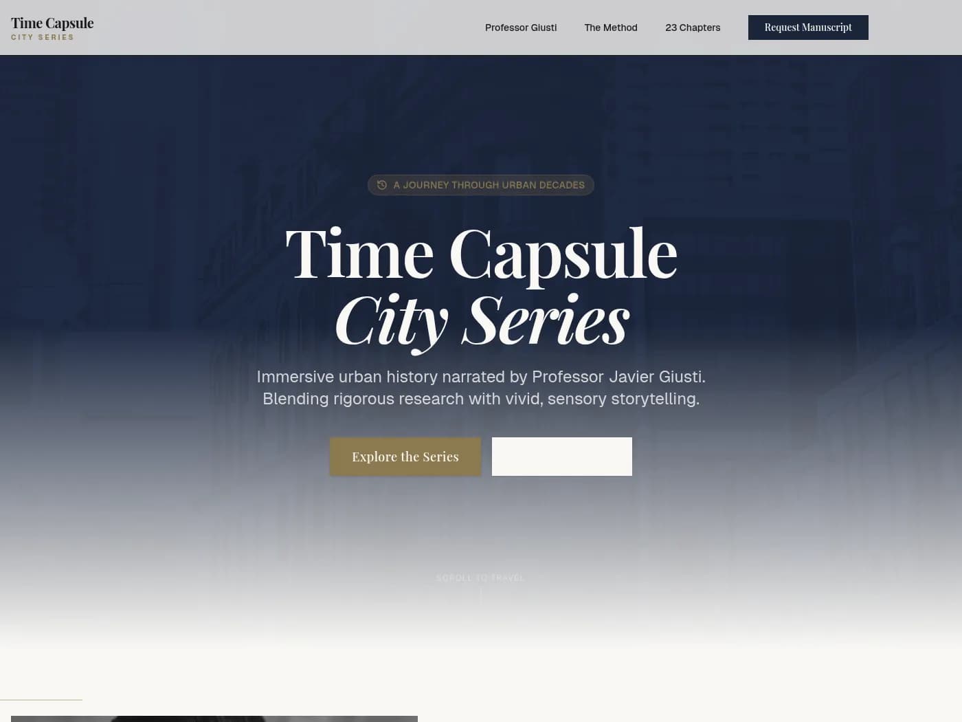 Time Capsule City Series