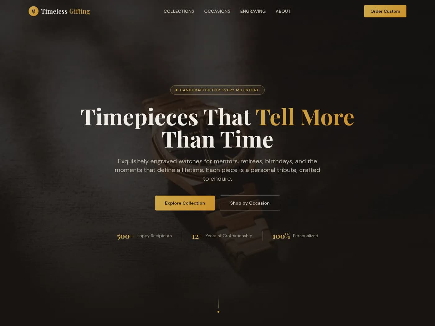 Timeless Gifting Website