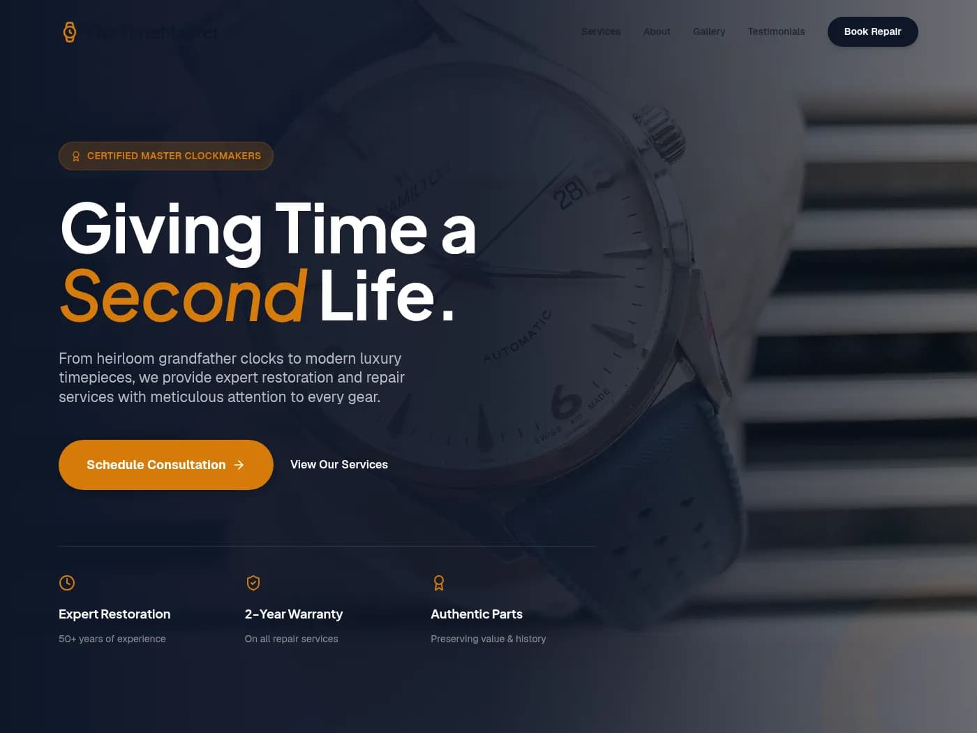 The TimeMaster Website