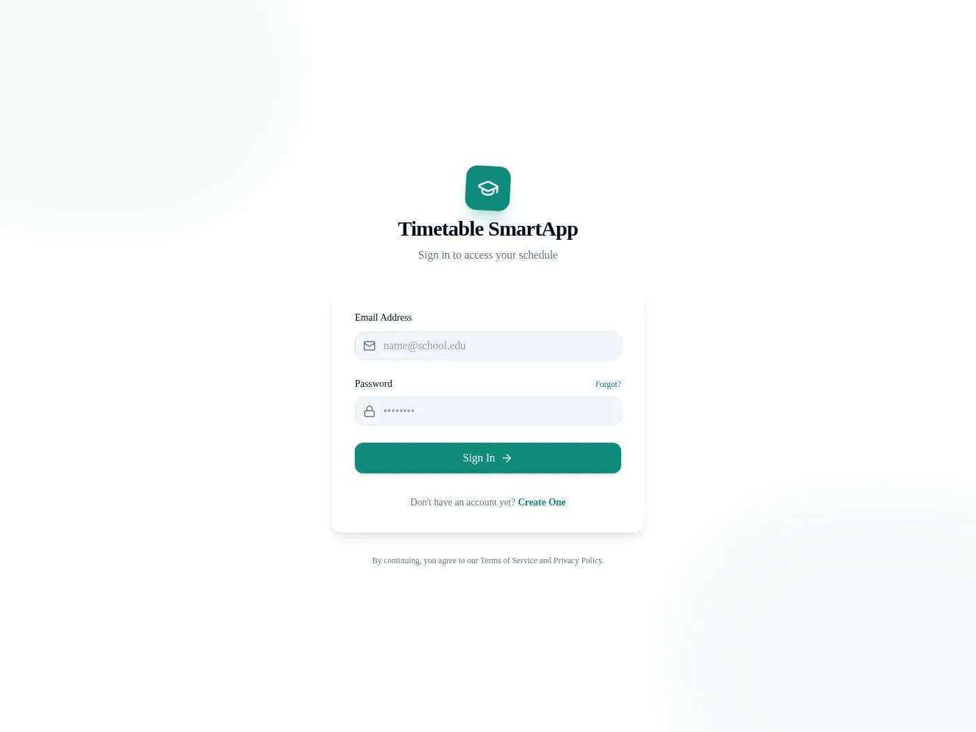 Timetable SmartApp