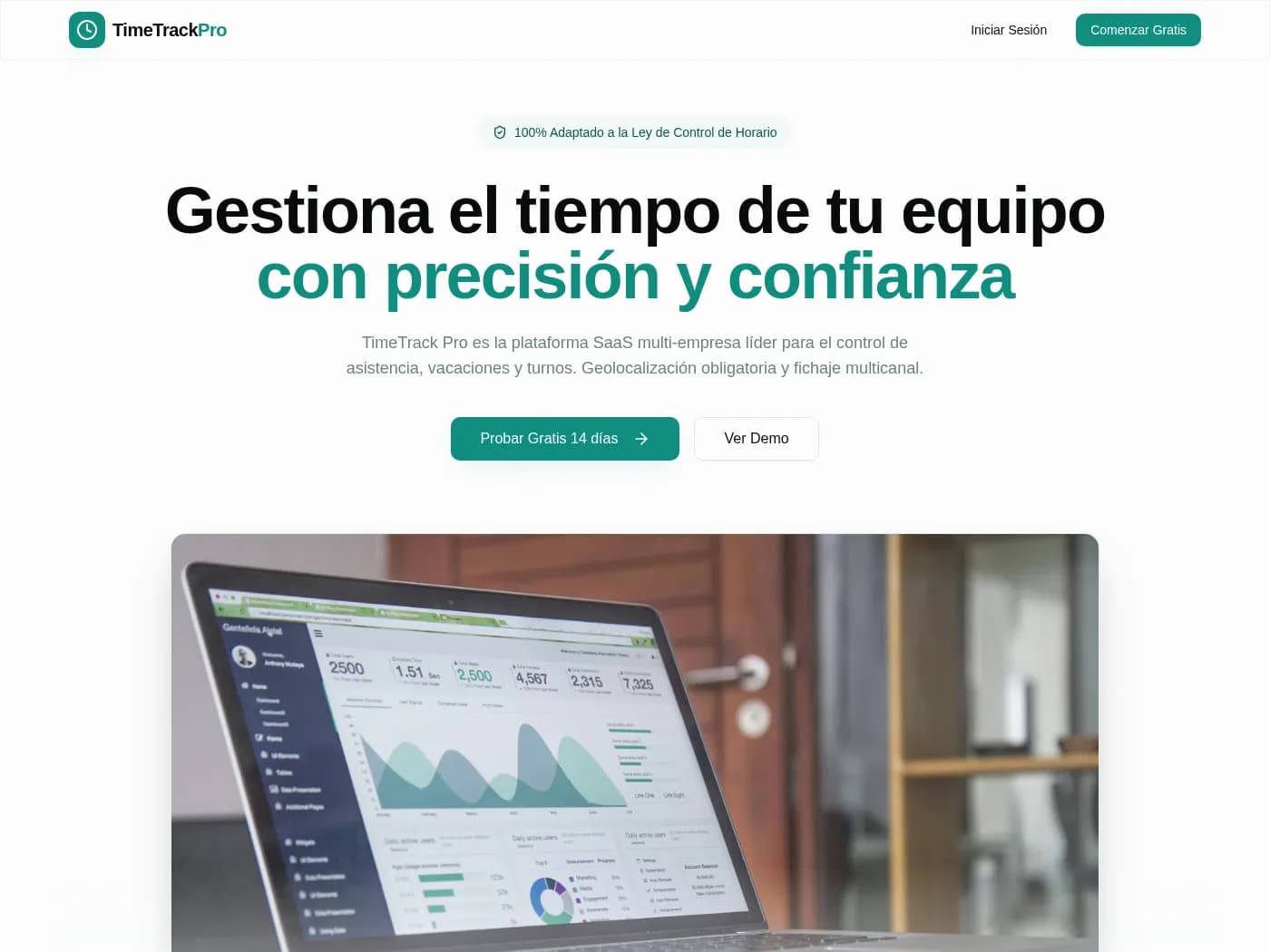 TimeTrack Pro SaaS