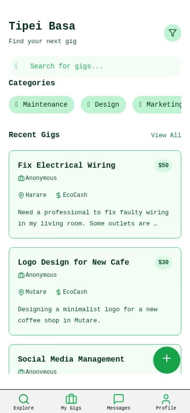 Tipei Basa Gig App