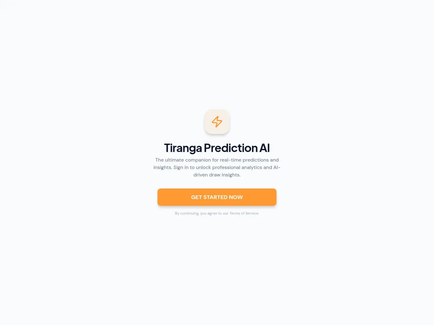 Tiranga Prediction AI
