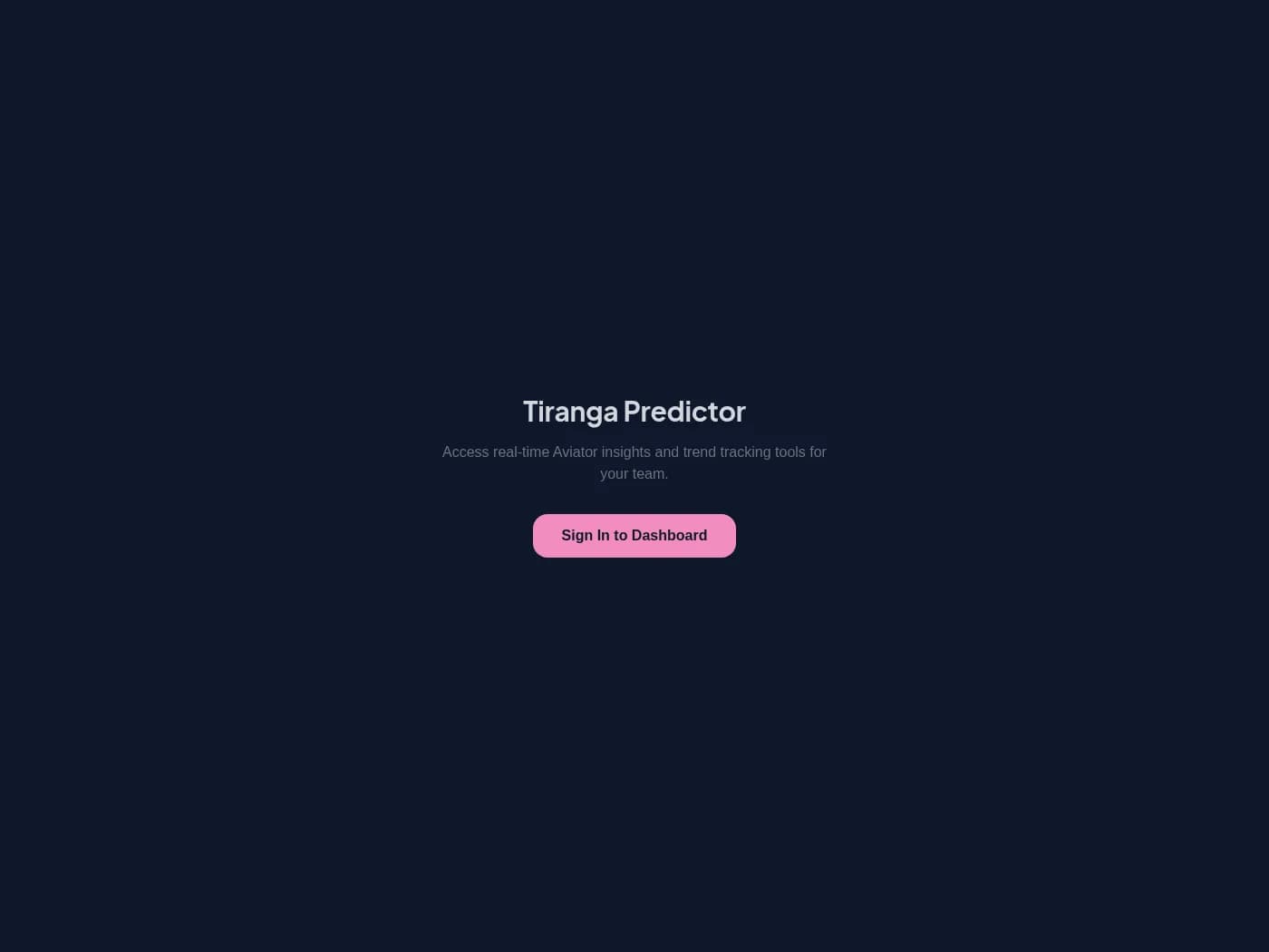Tiranga Predictor