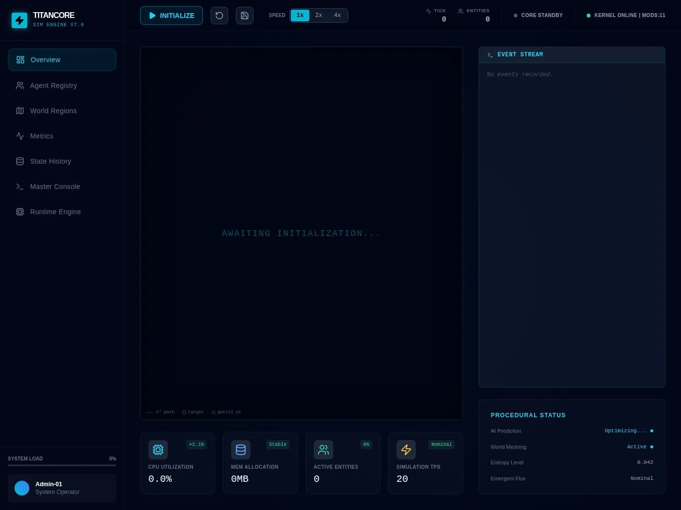 TitanCore Simulation Engine