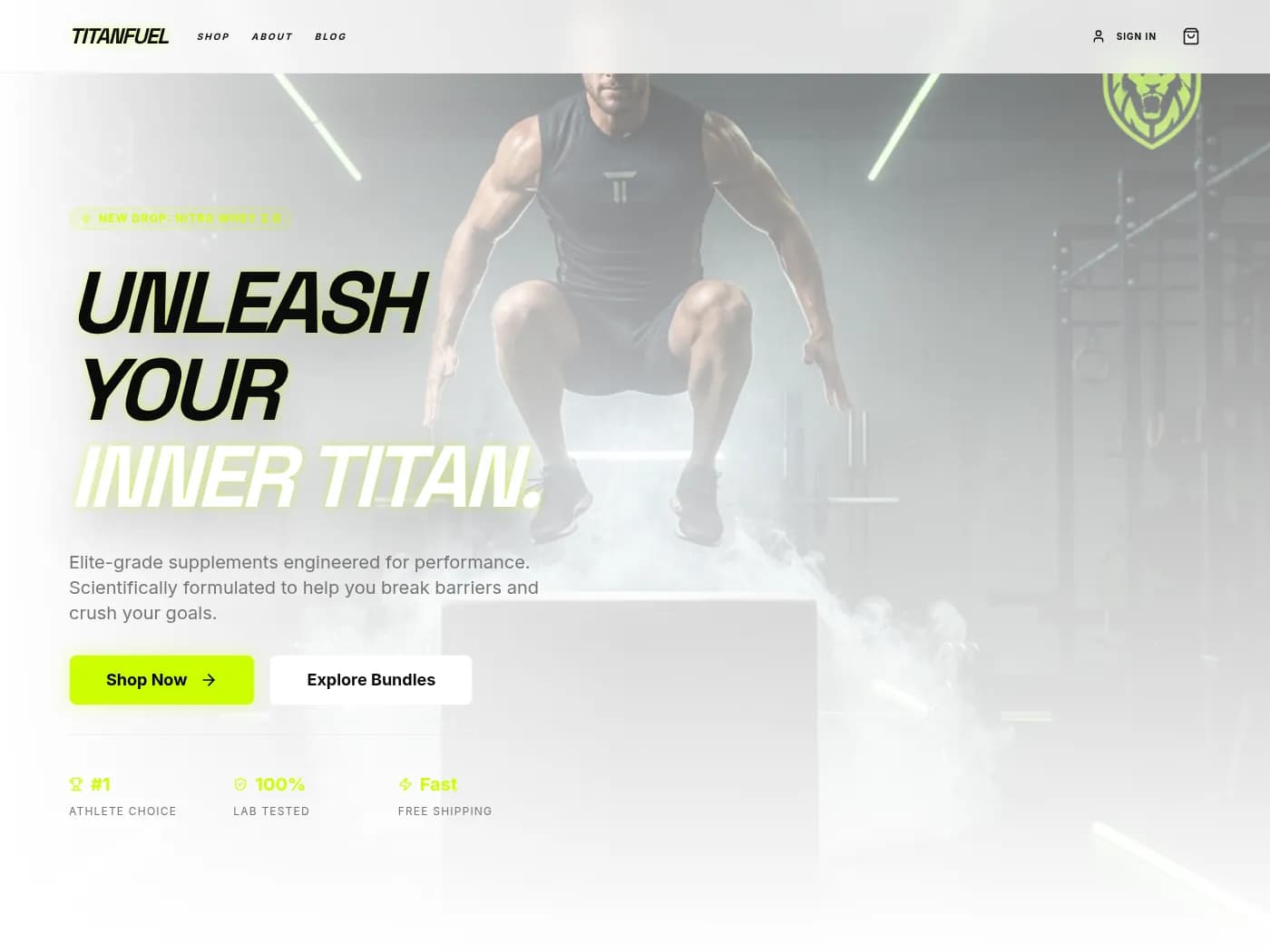 TitanFuel Ecommerce Store