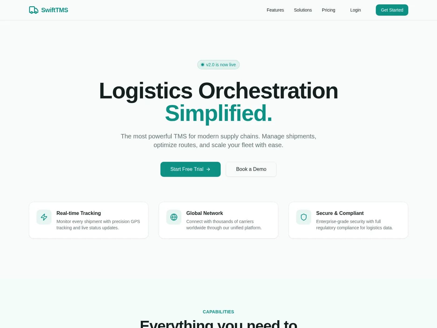 SwiftTMS Portal