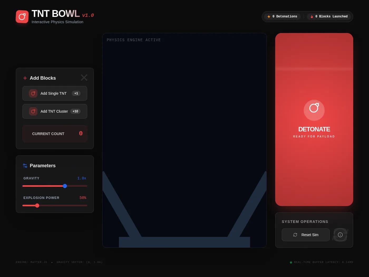 TNT Bowl Simulator