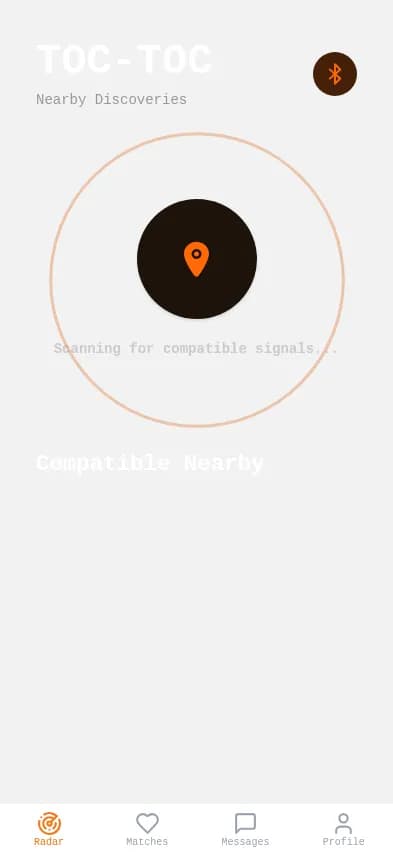 TOC-TOC Proximity Dating