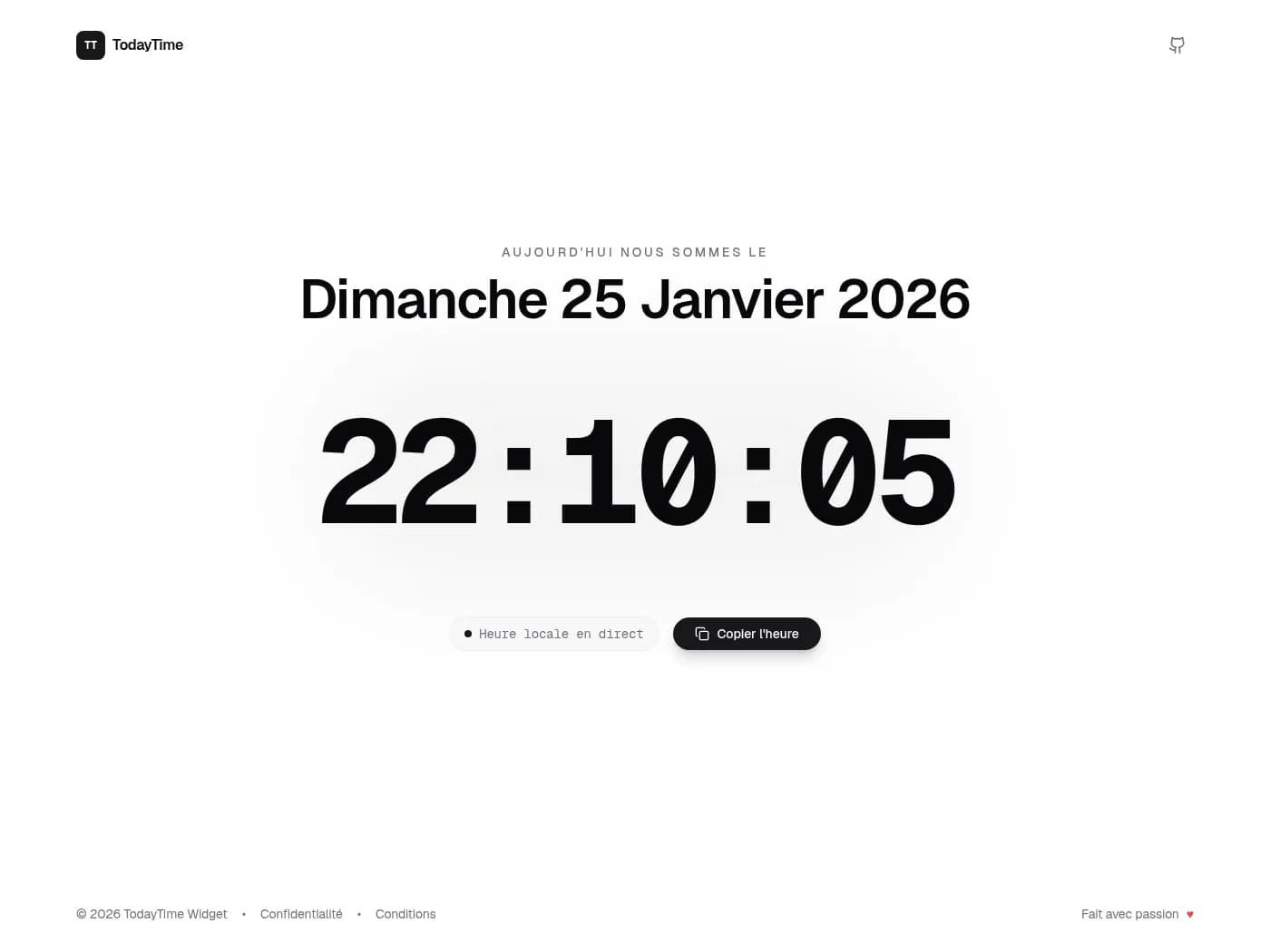 TodayTime Widget