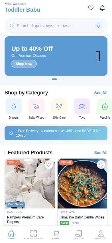 Toddler Babu Shop