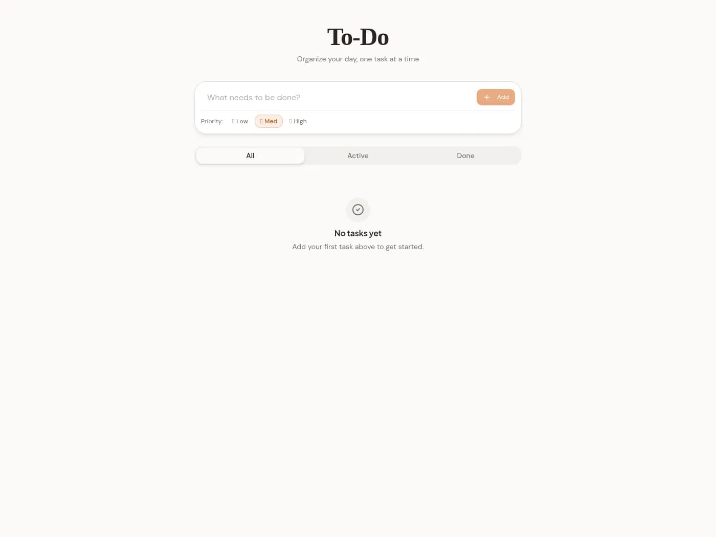 AI To-Do App