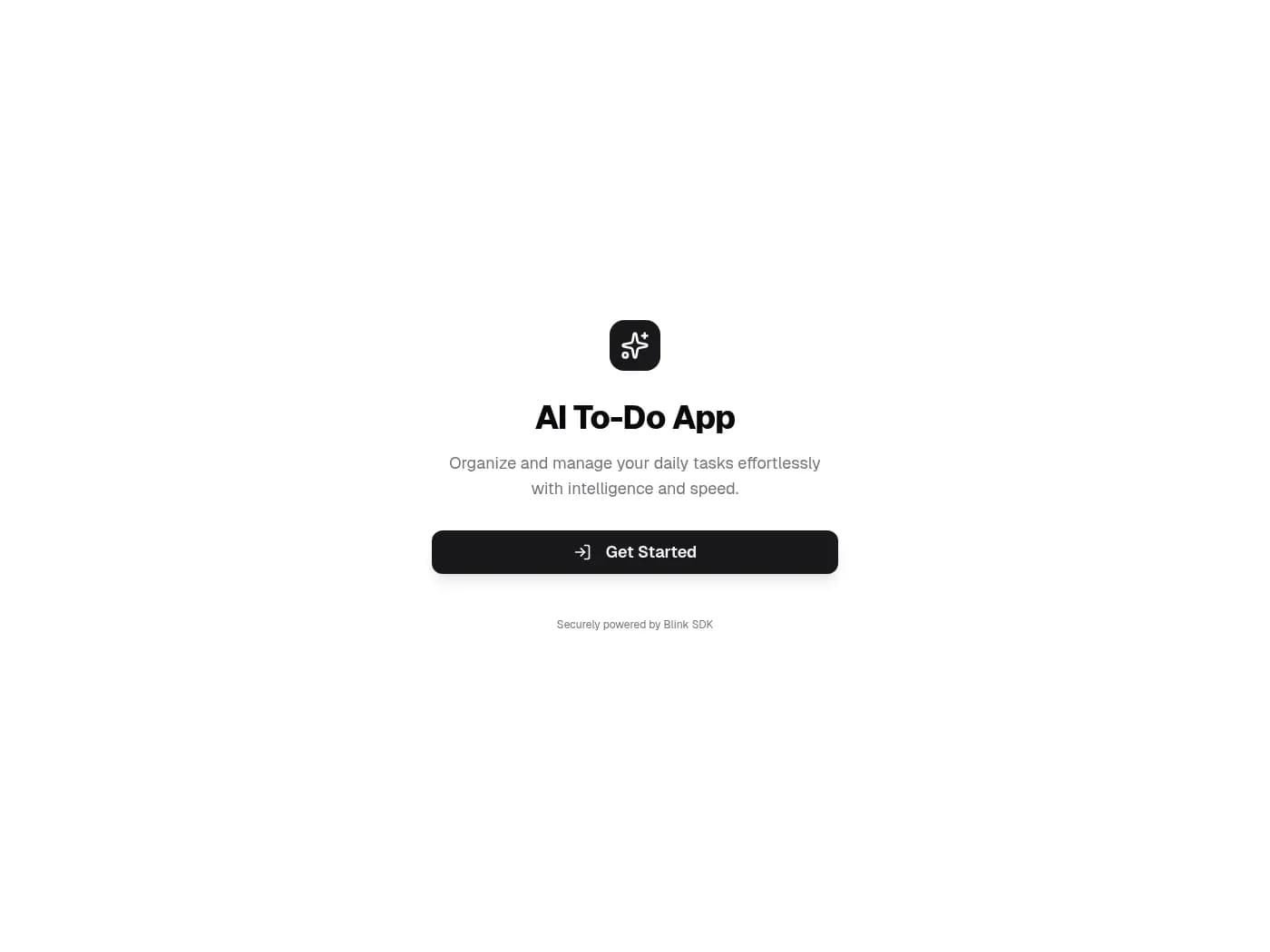 AI To-Do App