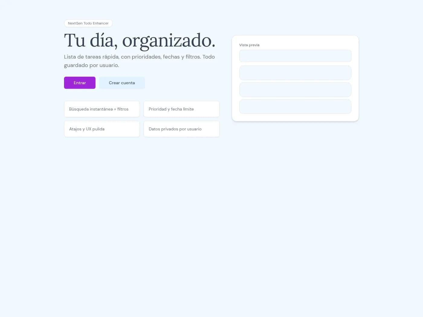 NextGen Todo Enhancer