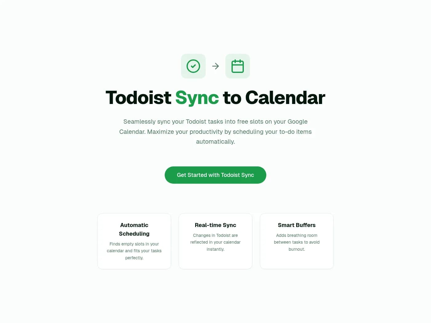 Todoist Calendar Sync