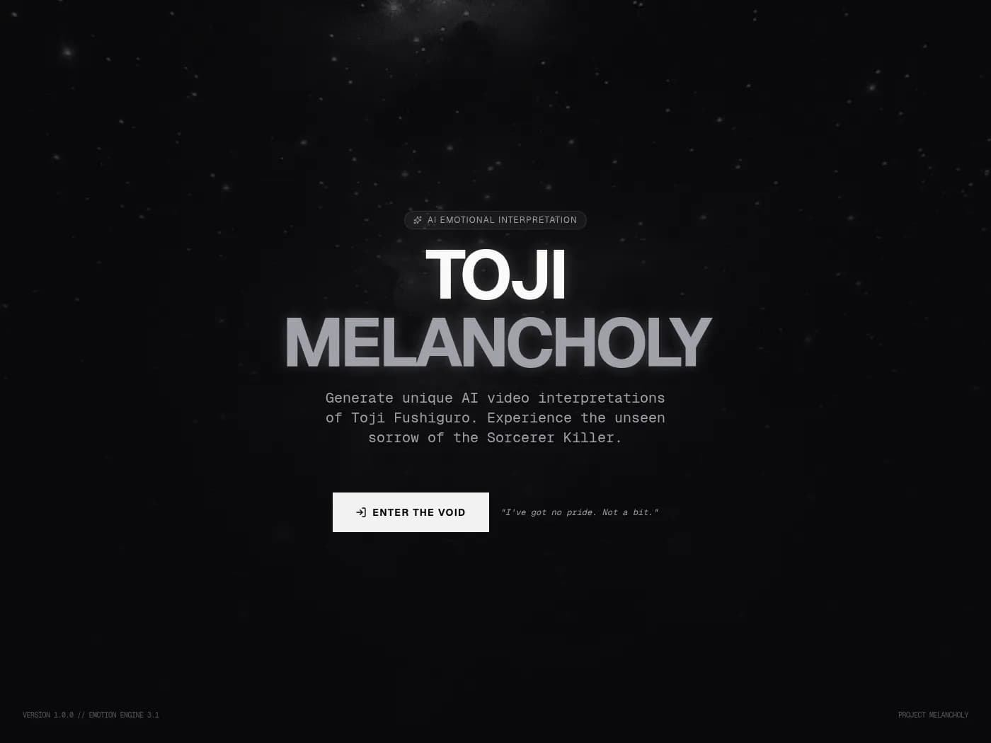 Toji Sad Mood Video