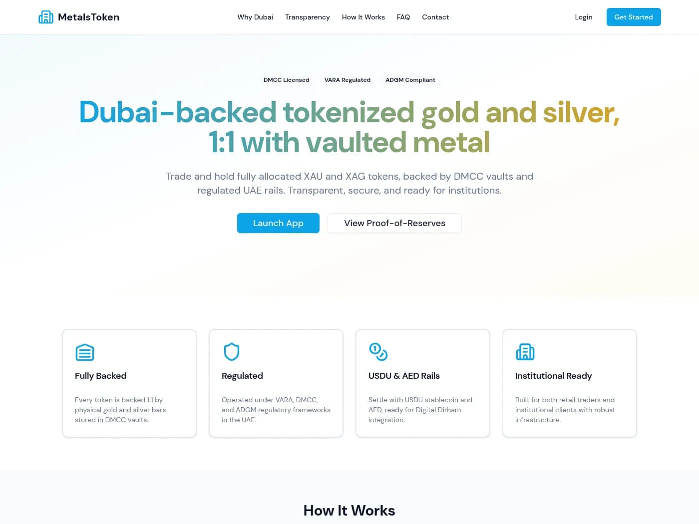 Tokenized Metals Platform