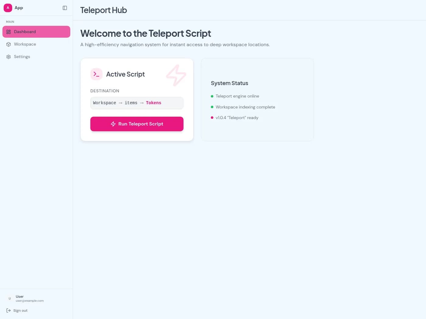Token Teleport Script