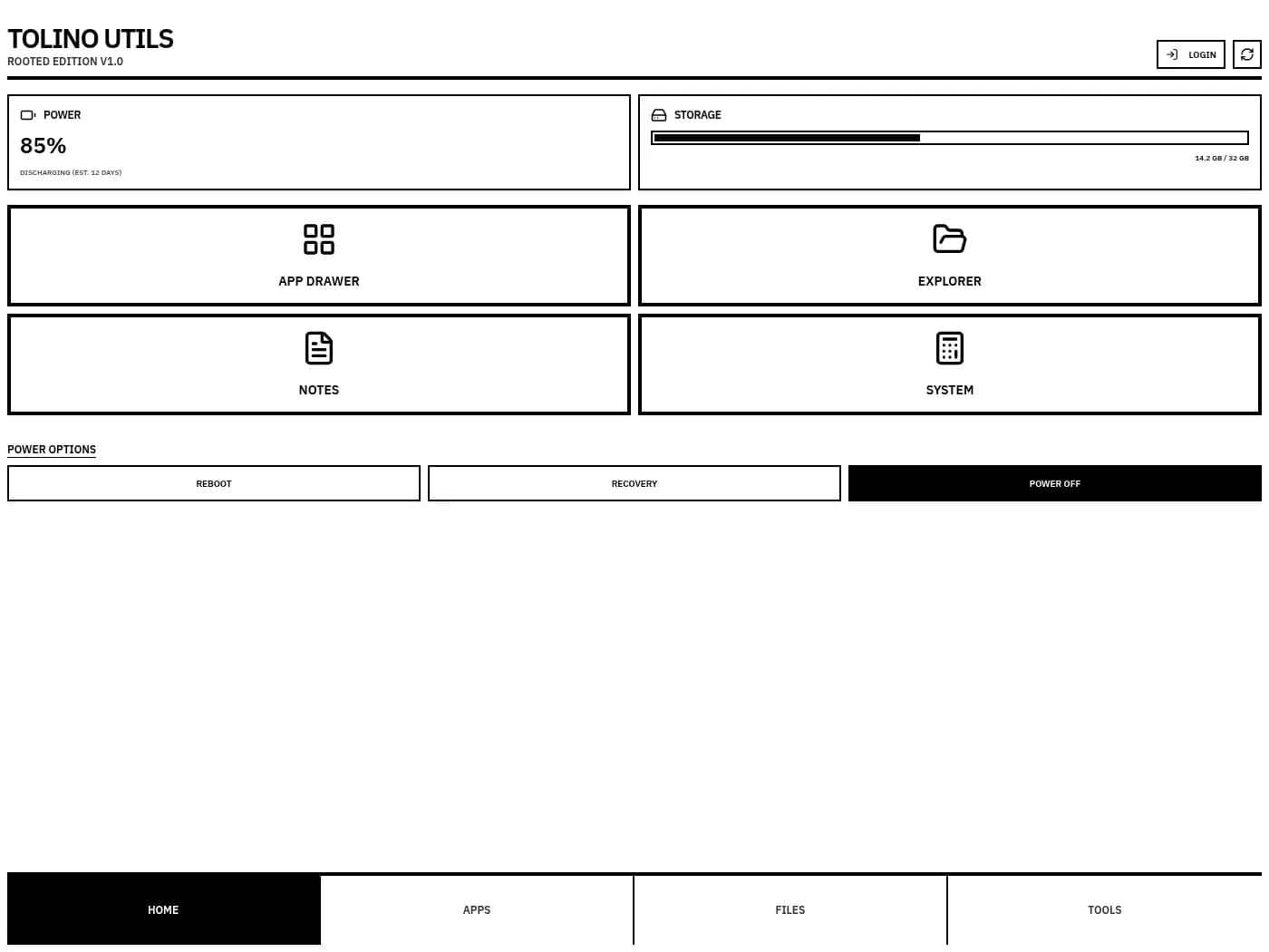 Tolino Shine 4 Utilities
