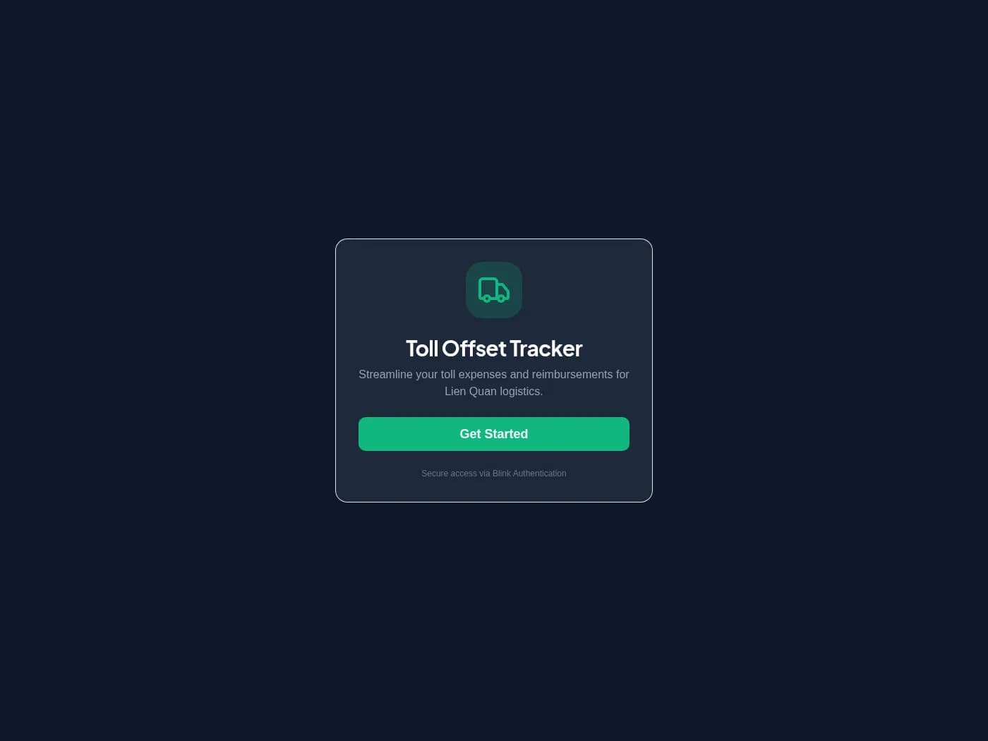 Toll Offset Tracker