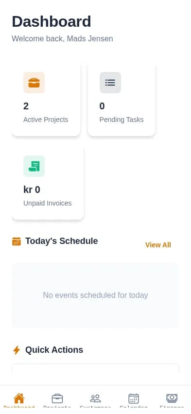 TømrerPro App