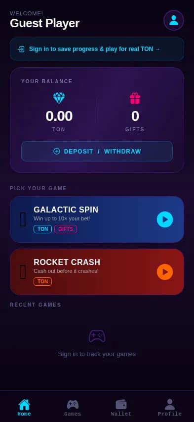 TON Spin & Win