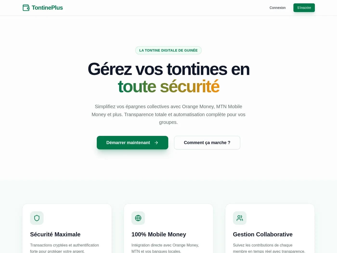 Tontine Plus Guinea