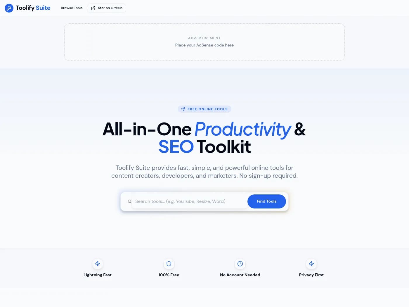 Toolify Online Suite