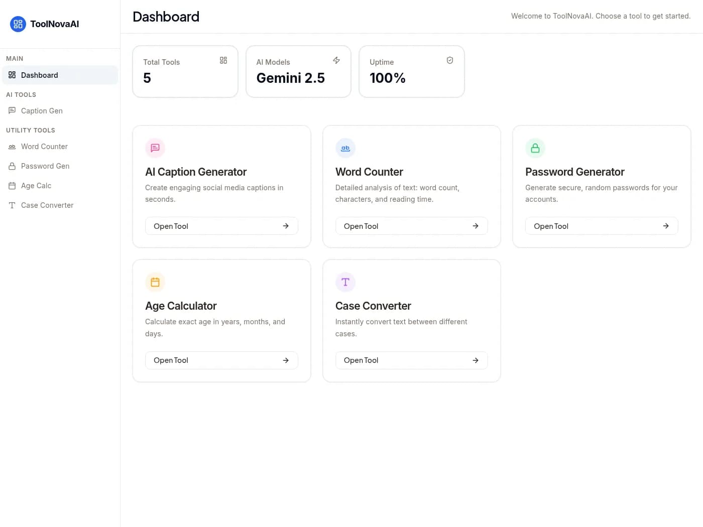 ToolNovaAI Suite
