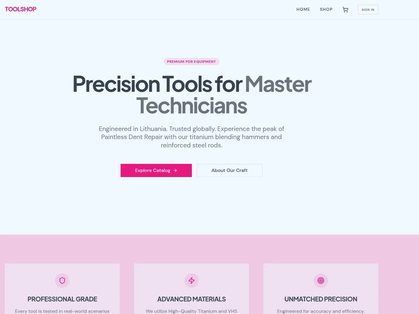 ToolShop E-Commerce