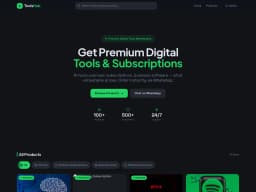 ToolsHub Digital Marketplace