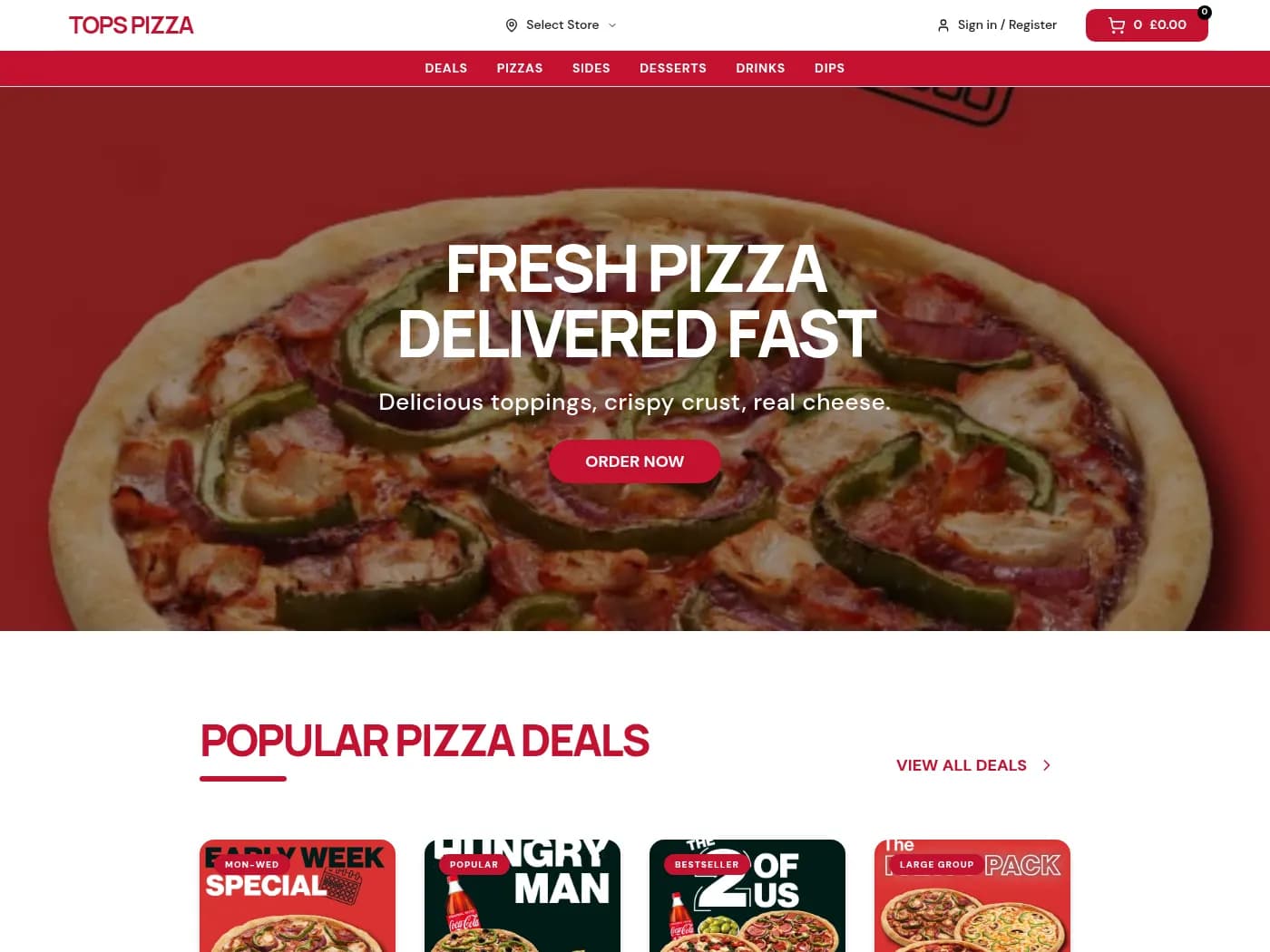 Tops Pizza Clone