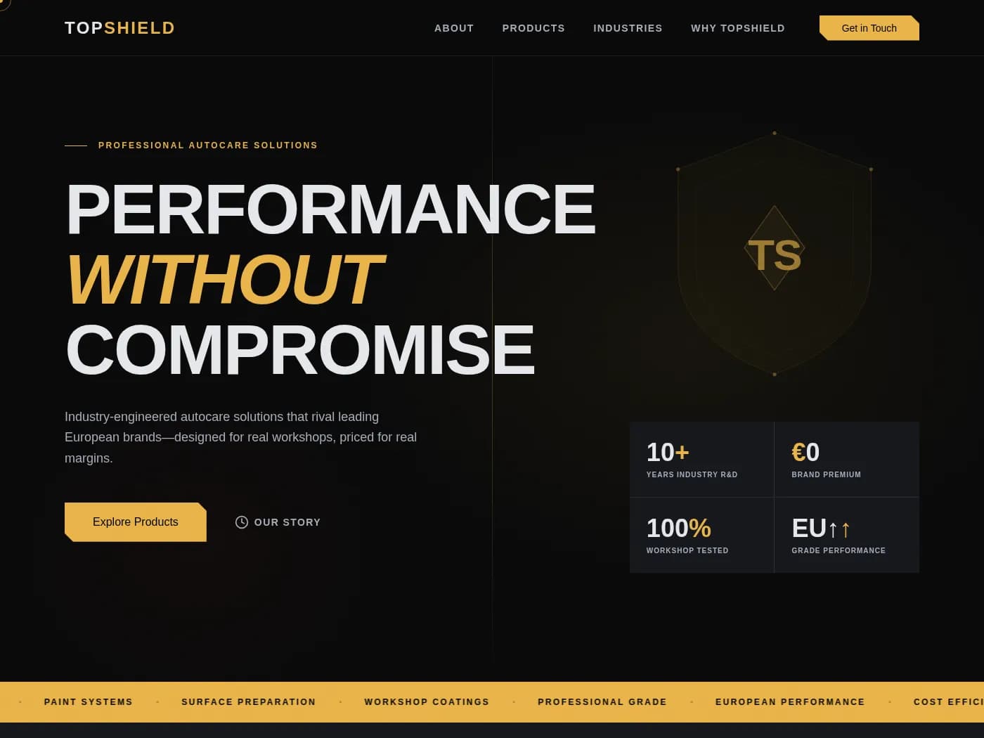 Topshield Auto Care Web