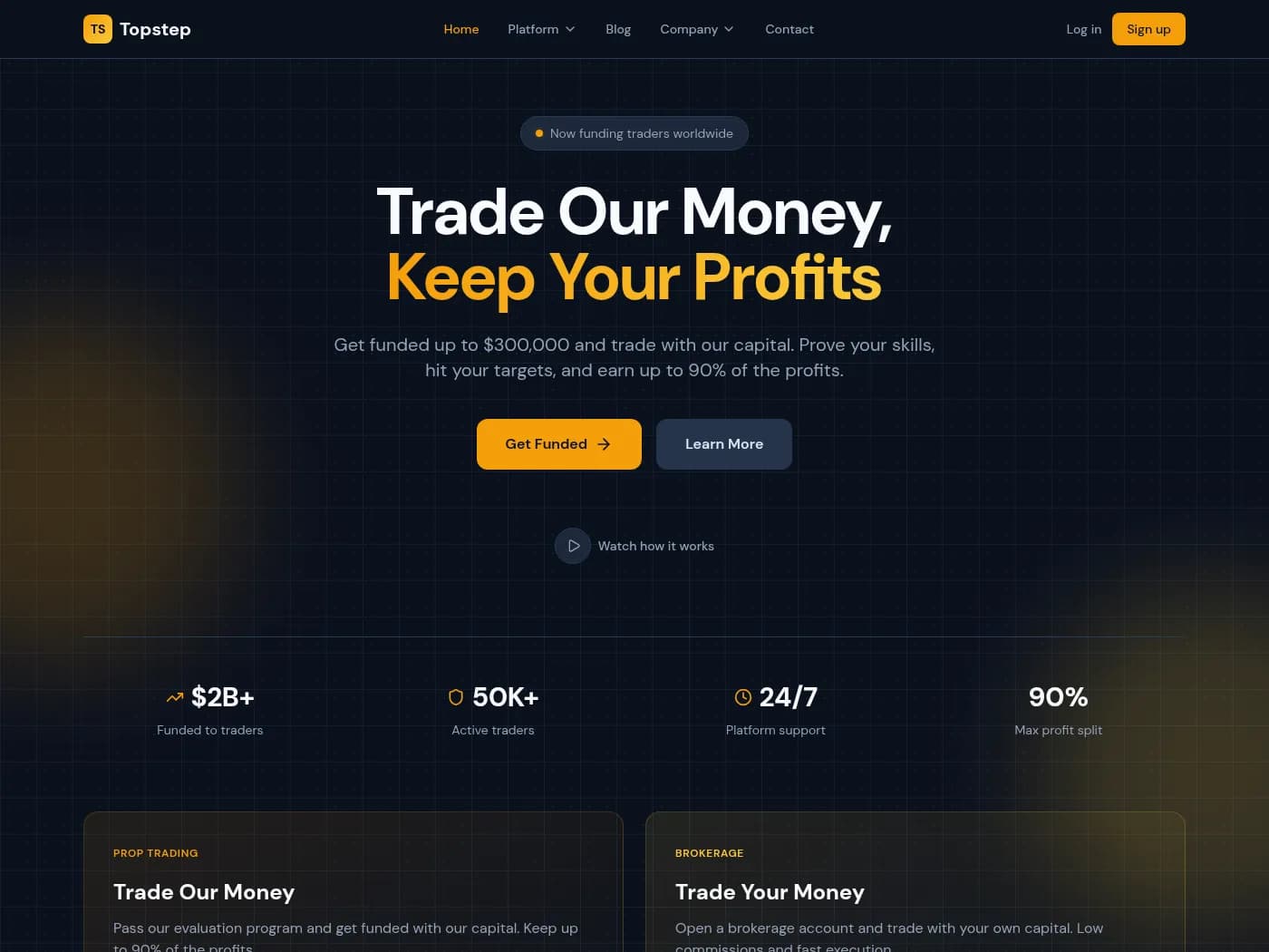 Topstep WordPress Clone
