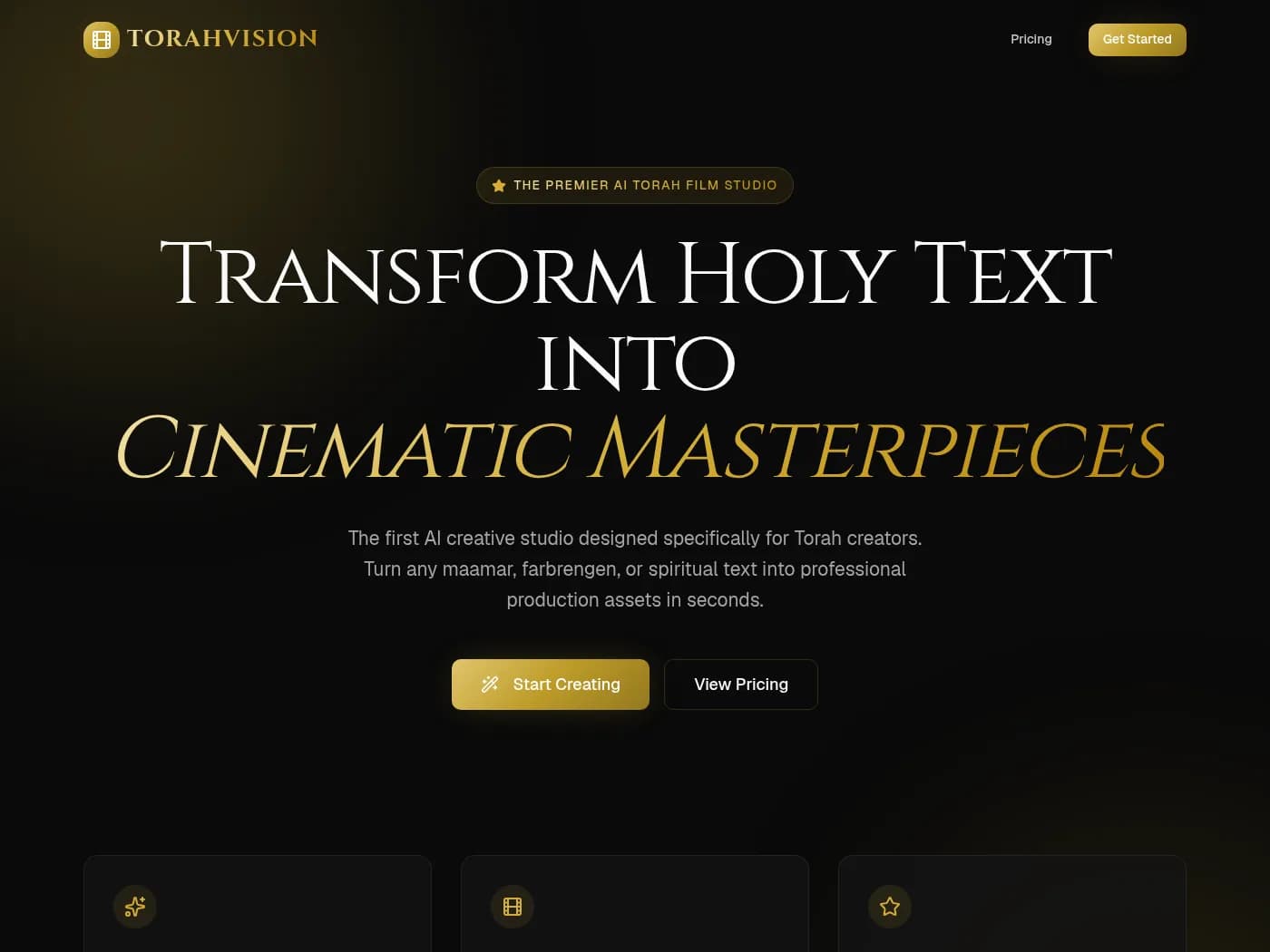 TorahVision AI Studio
