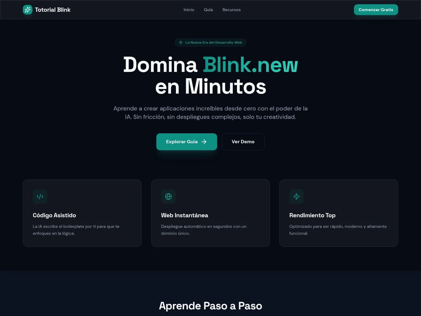 Totorial Blink Español